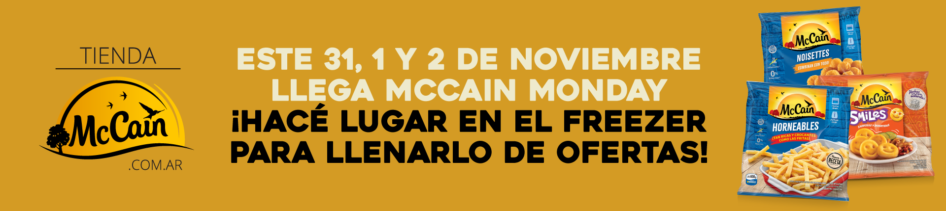 Tienda McCain | ¡Conocé los beneficios!